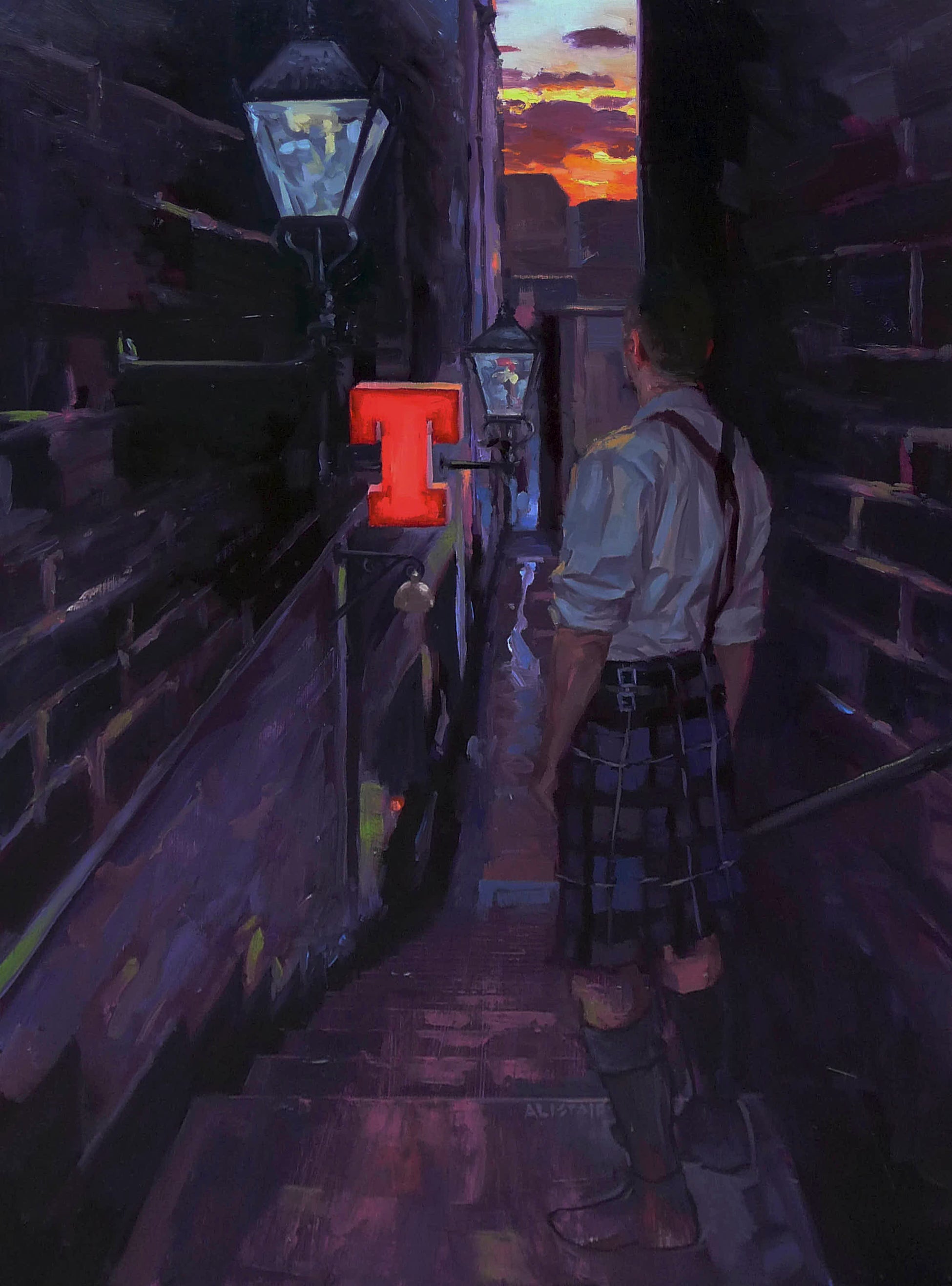 Alistair Little (born 1974) Contemporary British Figurative Painter ...