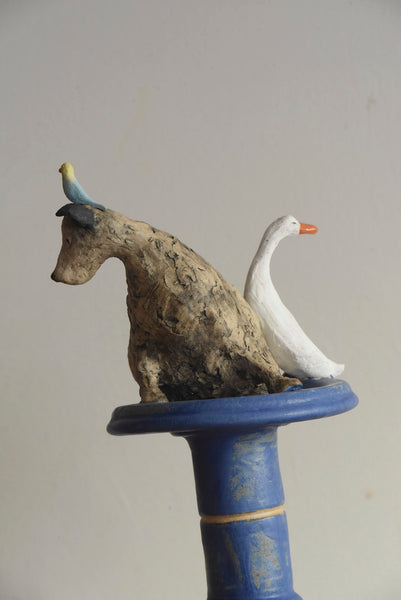 Sam Toft original ceramic 'Hold on tight my friends' – Panter and Hall