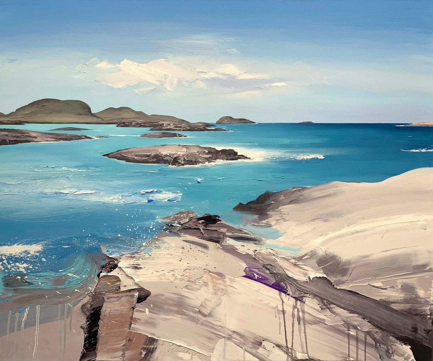 Chris Bushe RSW (born 1958) Contemporary Scottish Landscape Artist ...