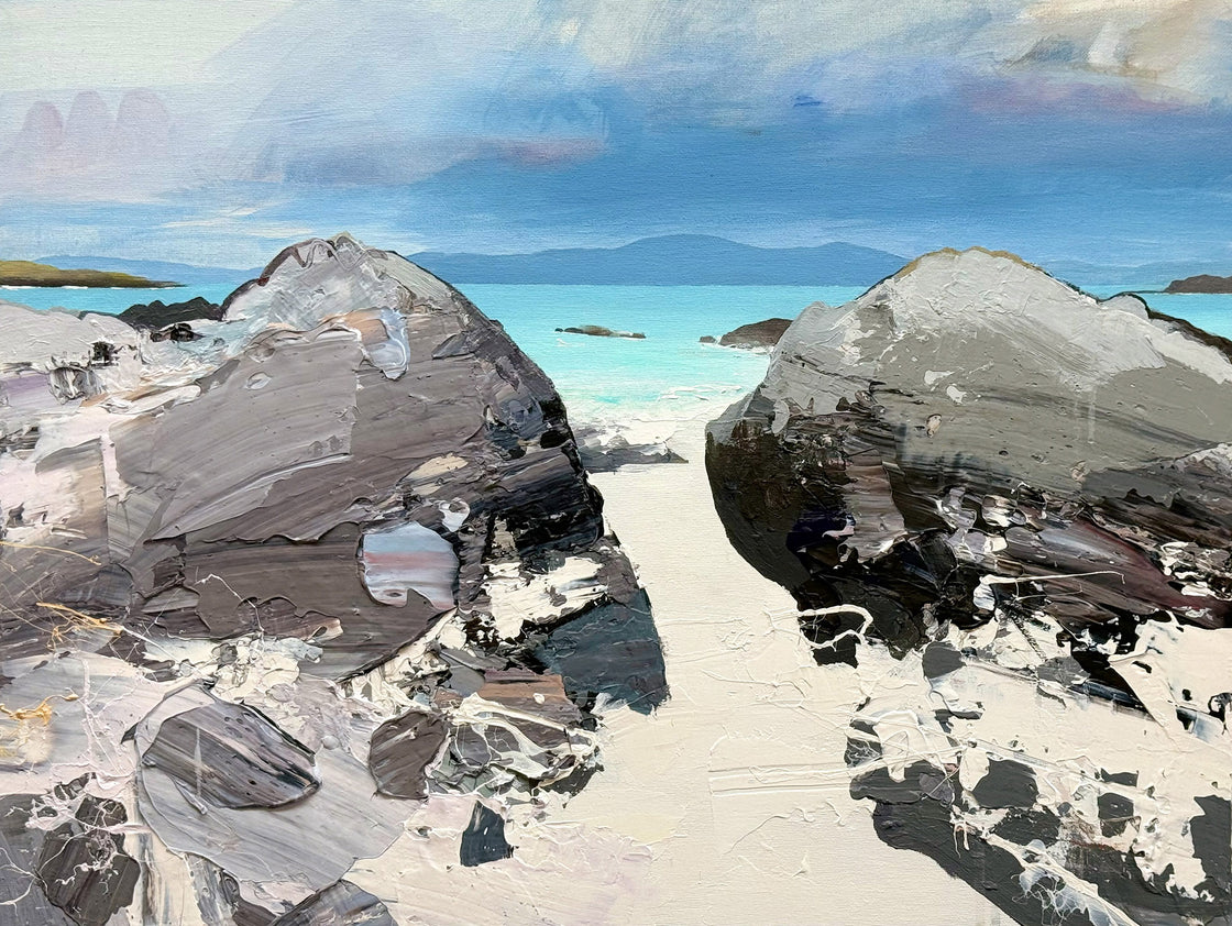 'A Still Moment Amongst the Grey Rocks and White Sands, Iona' by ...