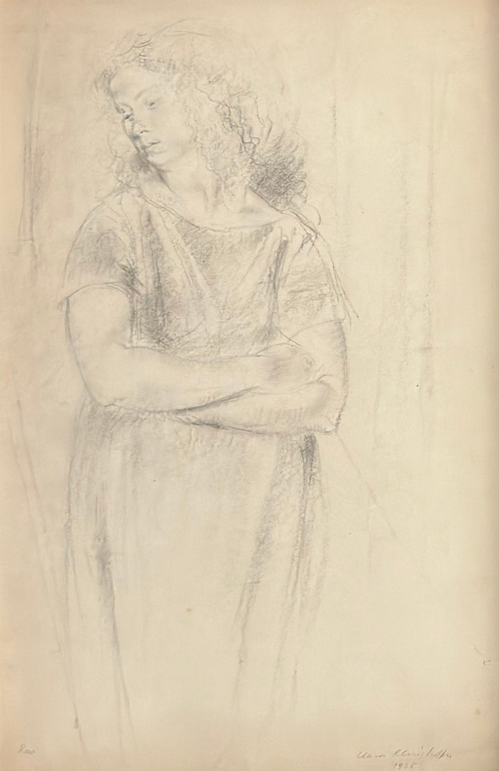 "Study for Gerda with a Cat, New York, 1960s" by Clara Klinghoffer ...