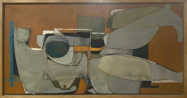 'Composition in Orange and Blue' by Elizabeth Neville – Panter and Hall