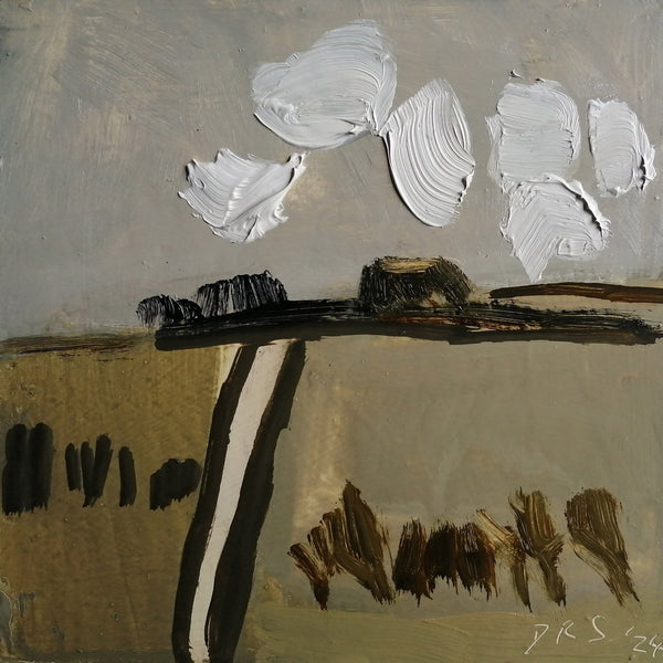 'Ploughed in, Cloud Over' by British Contemporary Artist David Ralph ...