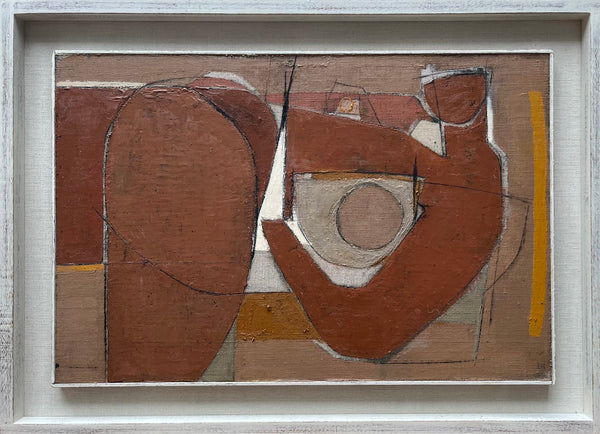 'Curvature in Orange' by contemporary British Artist Elizabeth Neville ...