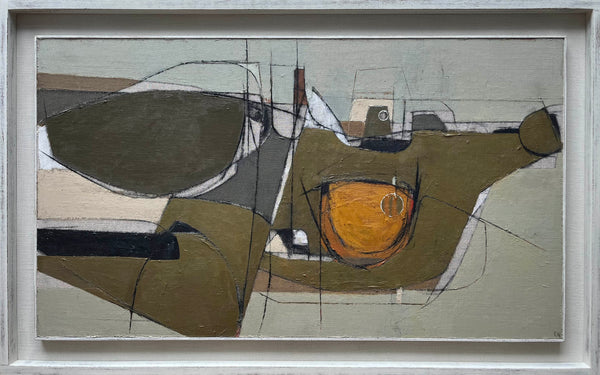 'Reclining Figure in Green' by contemporary British Artist Elizabeth ...