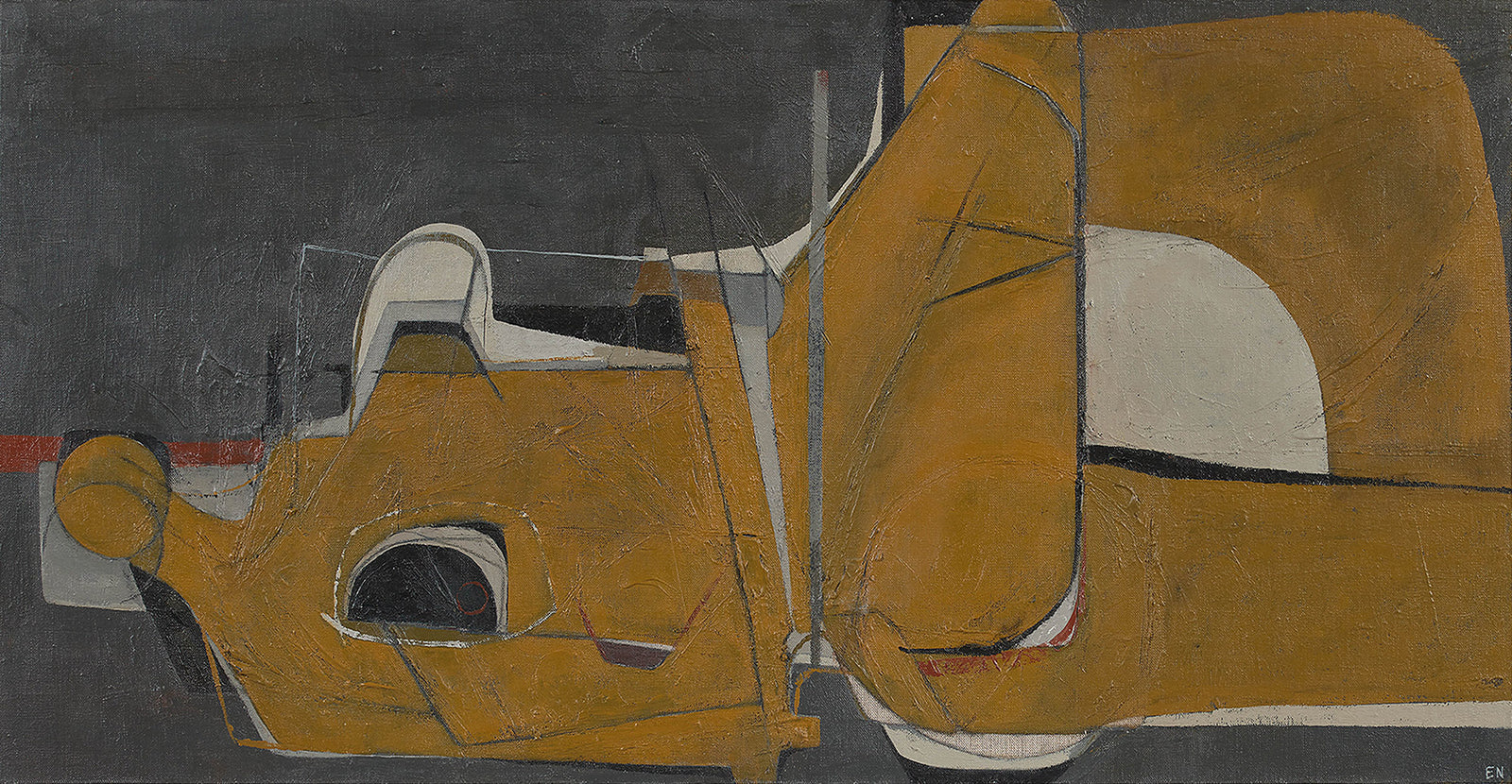 Elizabeth Neville 'Reclining Woman in Ochre' – Panter and Hall