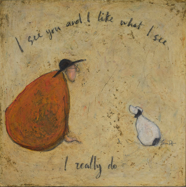Sam Toft original painting 'I see you and I like what I see' – Panter ...