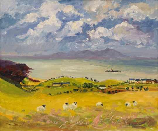 James Harrigan (b 1937) Contemporary Scottish Artist 'Ailsa Craig ...
