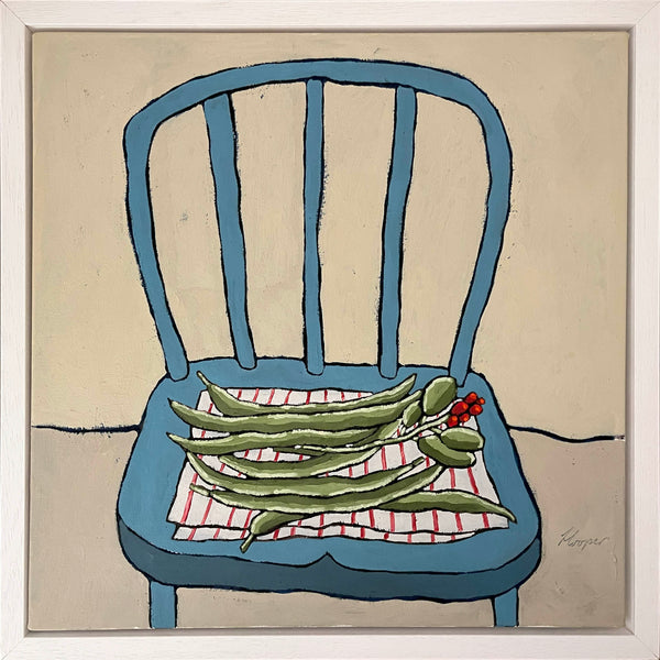Jane Hooper orginal painting 'Runners on Chair' – Panter and Hall