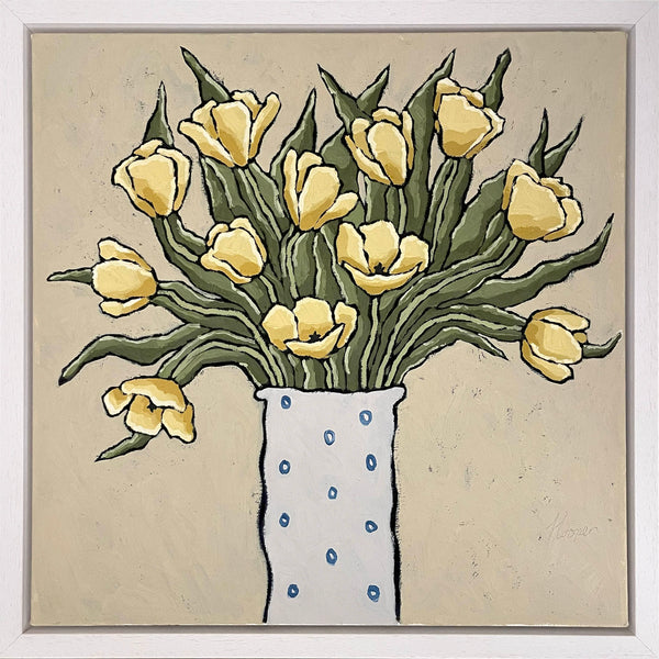 Jane Hooper orginal painting 'Yellow Tulips' – Panter and Hall