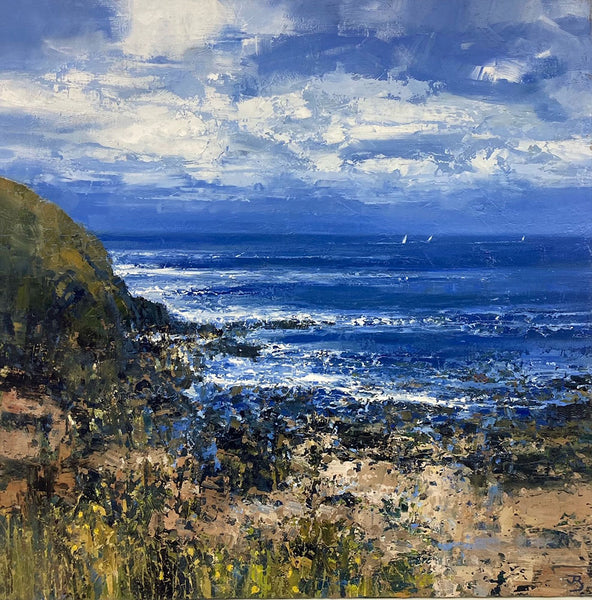 'Saling around Chapel Point' by contemporary British artist John ...