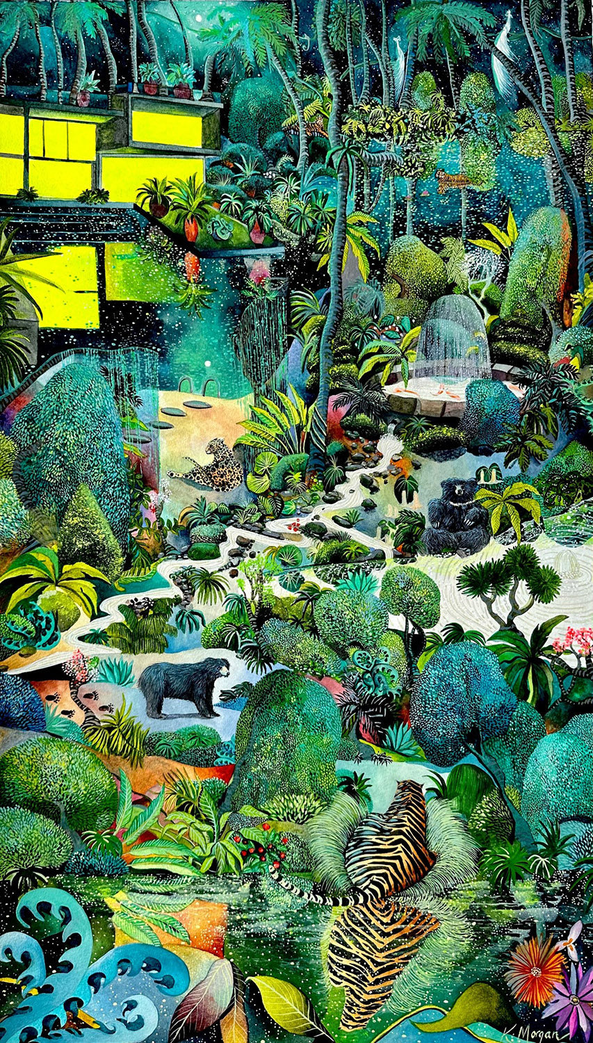 'Jungle House' by contemporary British artist Kate Morgan – Panter and Hall