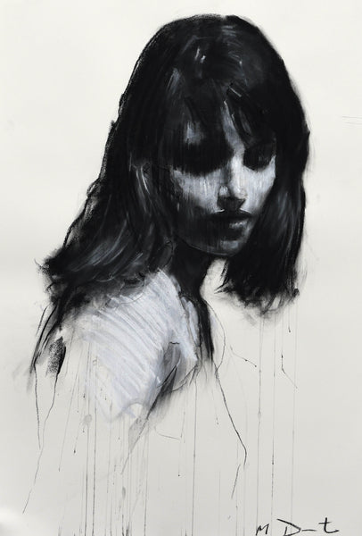 'Hannah Large Head Study II' by contemporary British artist Mark ...