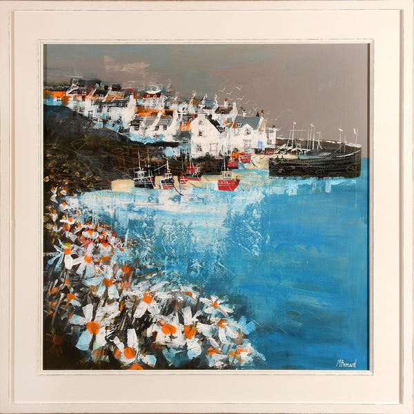 Mike Bernard Contemporary British Artist 'Red Boats, Crail' – Panter ...