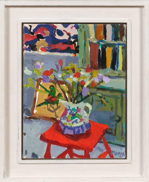 Mungo Powney contemporary British artist 'Still Life With Parrots ...
