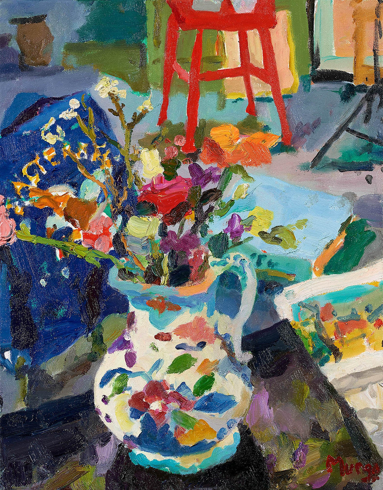 Mungo Powney contemporary British artist 'The Denim Jacket' – Panter ...