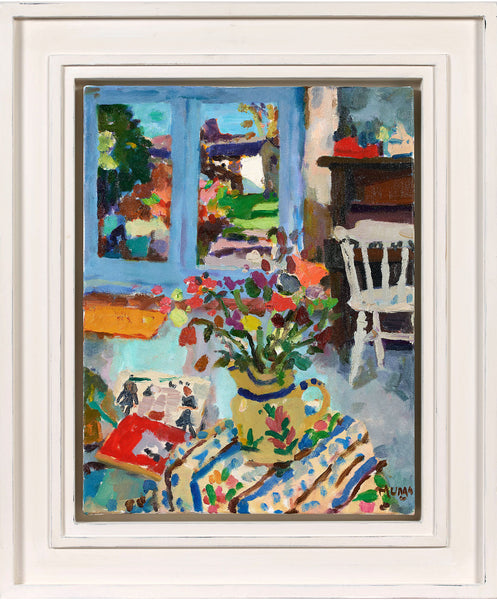 Mungo Powney contemporary British artist 'Winter Light in the Garden ...