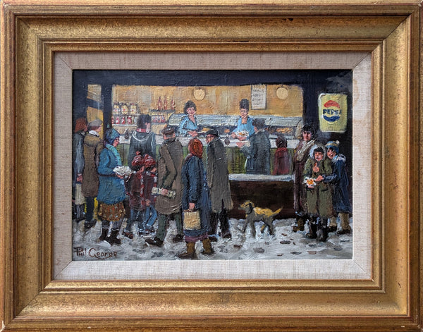 'A Sneaky Chip' by contemporary British painter Phil George – Panter ...