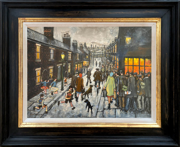 'Rush Hour Stampede' by contemporary Artist Phil George – Panter and Hall
