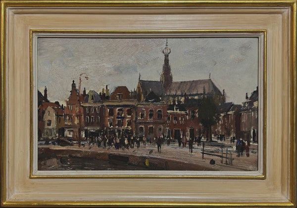 'Quayside, Harleem' Modern British Artist Edward Seago (1910-1974 ...
