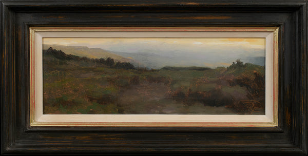 'Solstice Glow' landscape painting by contemporary artist Ruth Fitton ...
