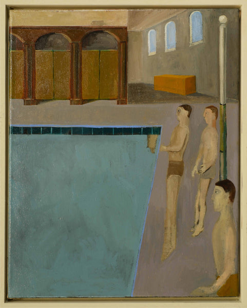 The Swimming Baths by Contemporary British Artist Simon Quadrat ...