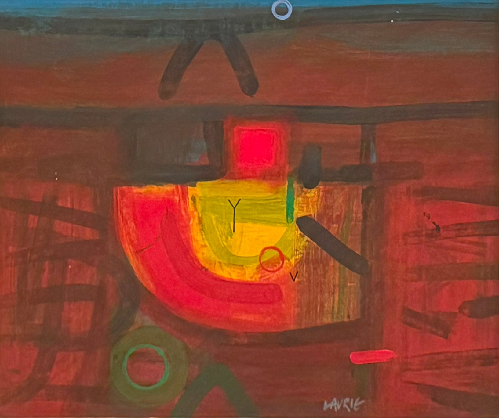 'Earth Patterns' oringinal painting by contemporary Scottish artist ...