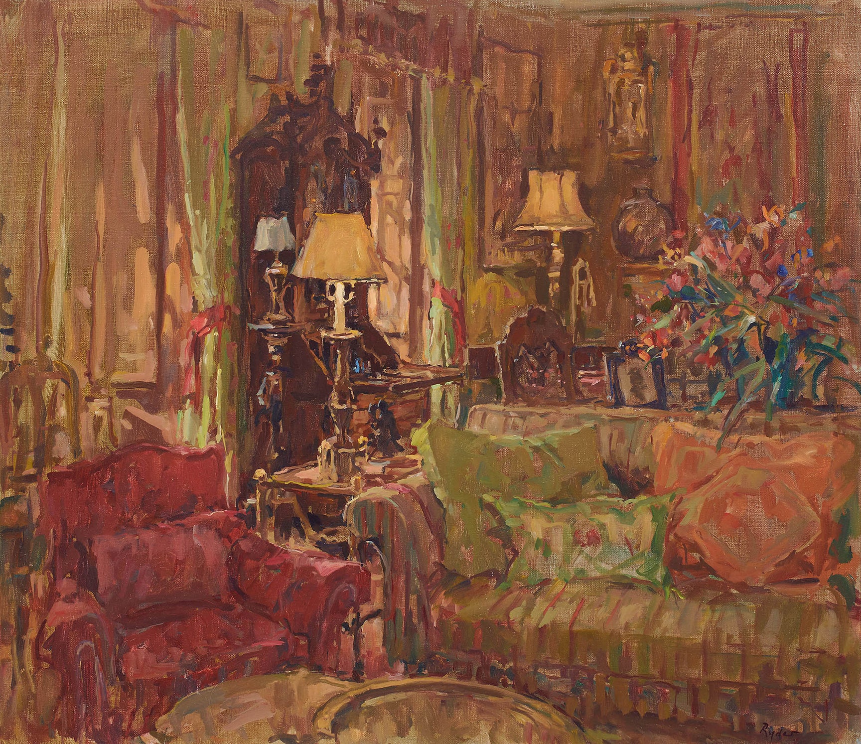 Susan Ryder Contemporary British painter of landscapes and interiors ...