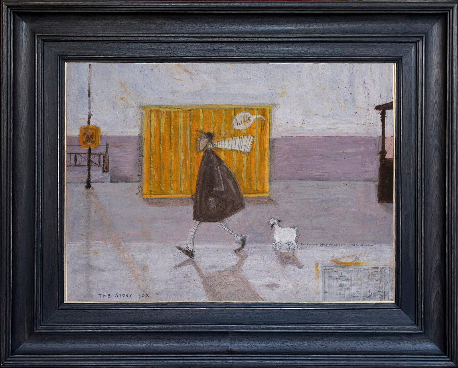 Sam Toft original painting 'The story box' – Panter and Hall