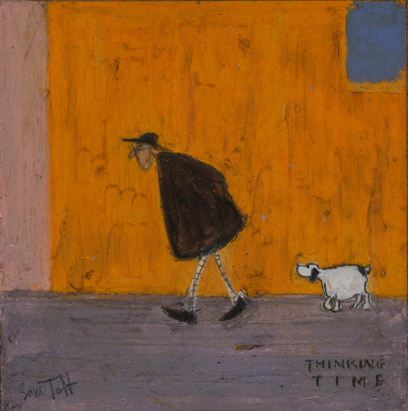 Sam Toft original painting 'Thinking time' – Panter and Hall