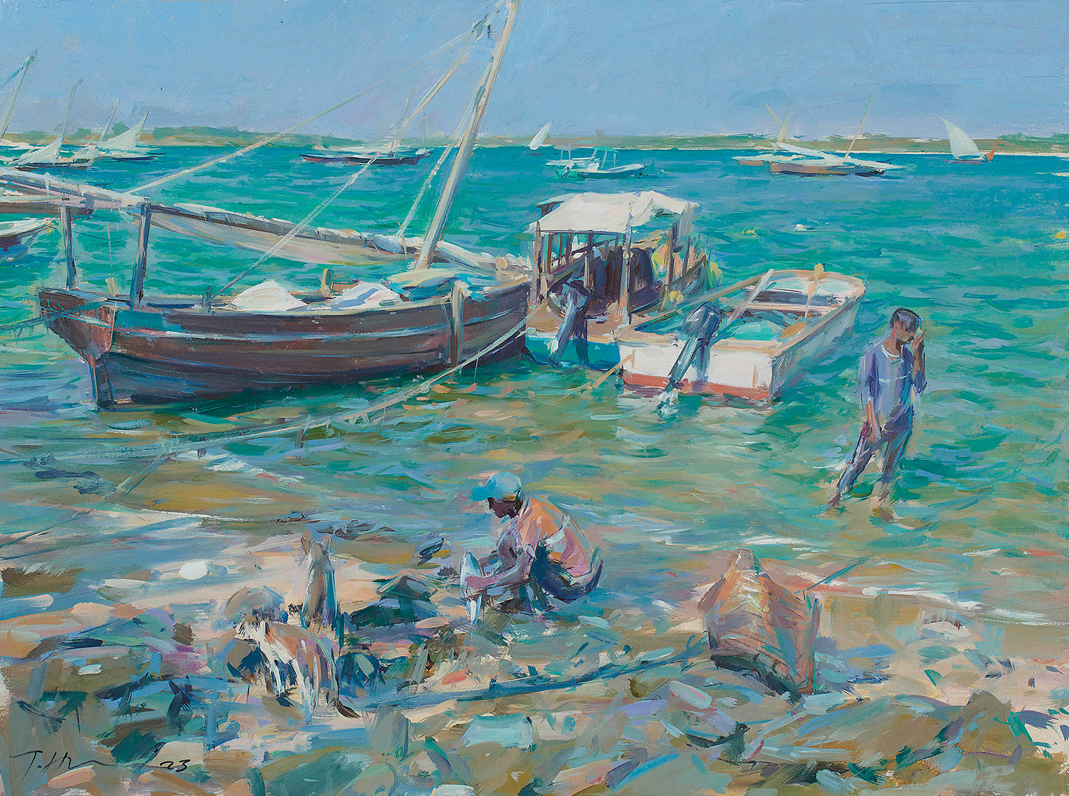 Tom Hoar Contemporary British Art 'The road to Maghera, Co Donegal ...