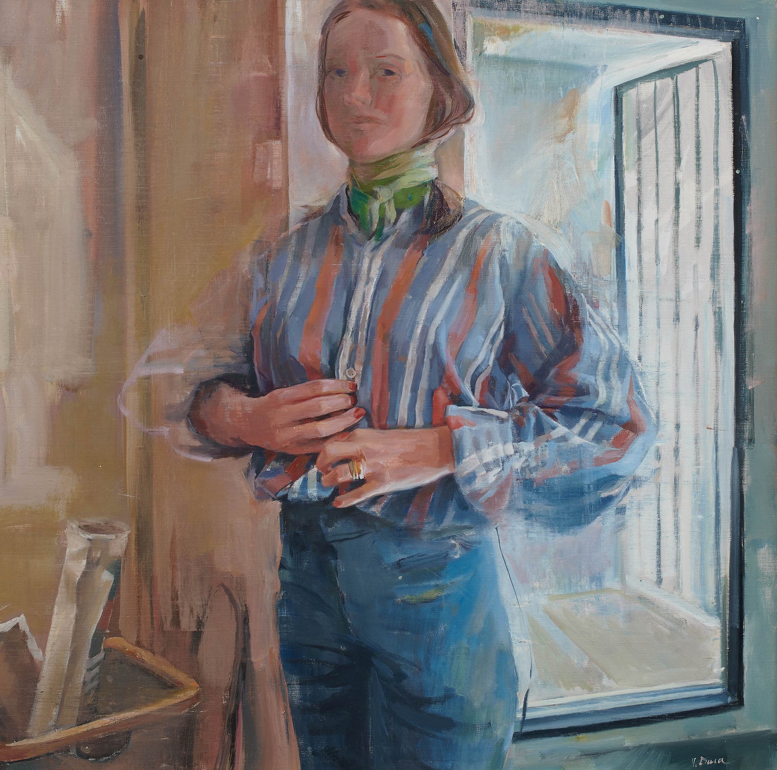 Valeria Duca contemporary figurative painter 'Lethargic' – Panter and Hall