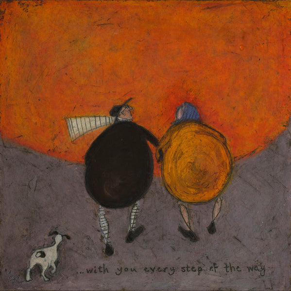 Sam Toft original painting '…with you every step of the way' – Panter ...