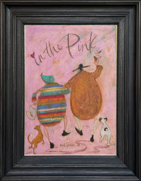 Sam Toft original painting 'In the pink' – Panter and Hall