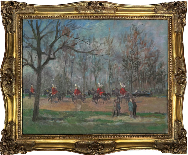 'Life Guards on Rotten Row' by Modern British Artist Charles Mozley ...