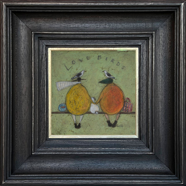 Sam Toft original painting 'Love birds' – Panter and Hall