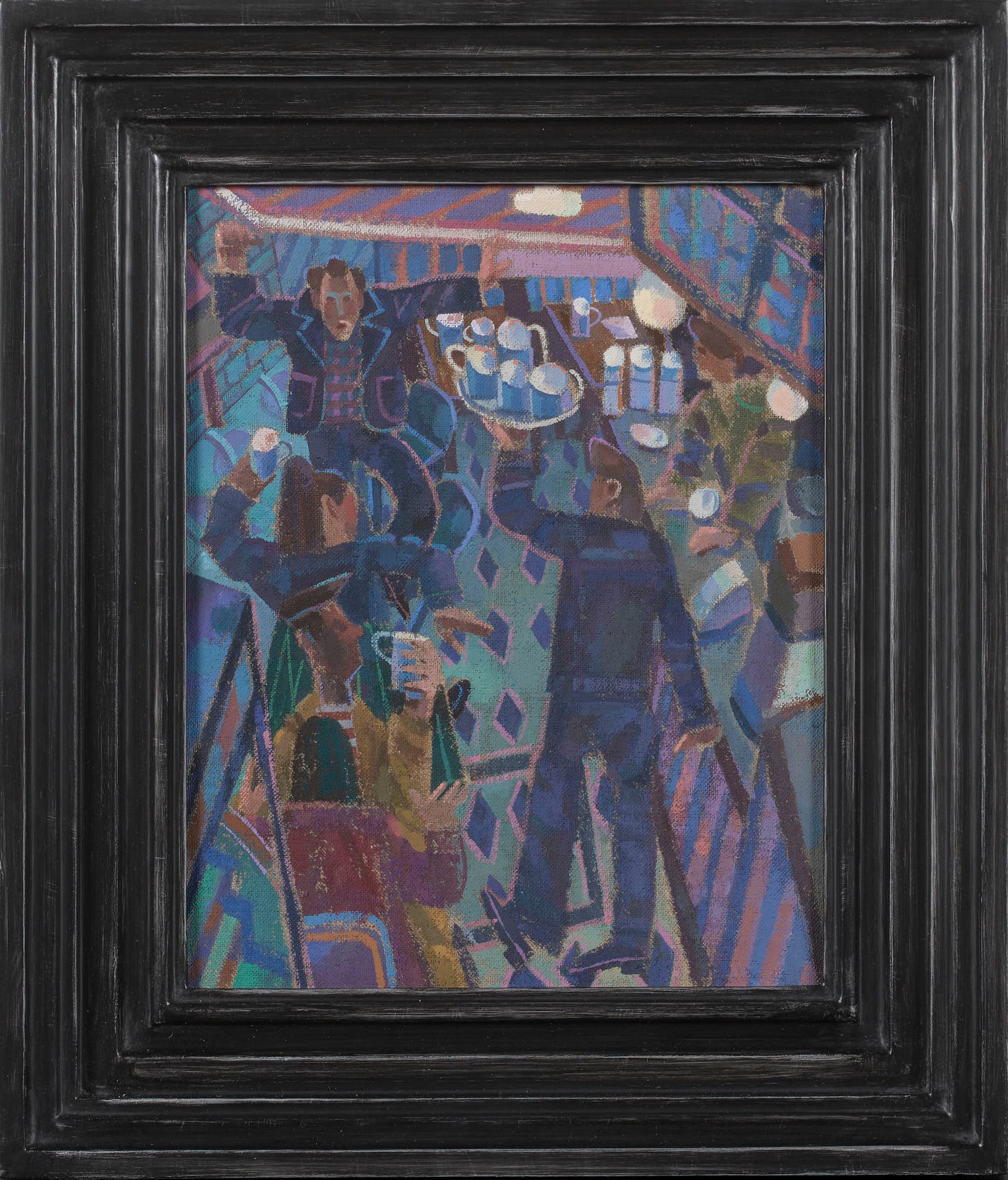 Michael Kirkbride NEAC Contemporary artist 'The Crazy Coqs - Dancing ...