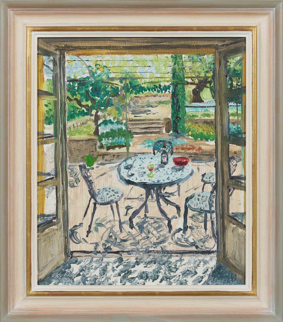 Alex Uxbridge original painting 'French Windows' – Panter and Hall