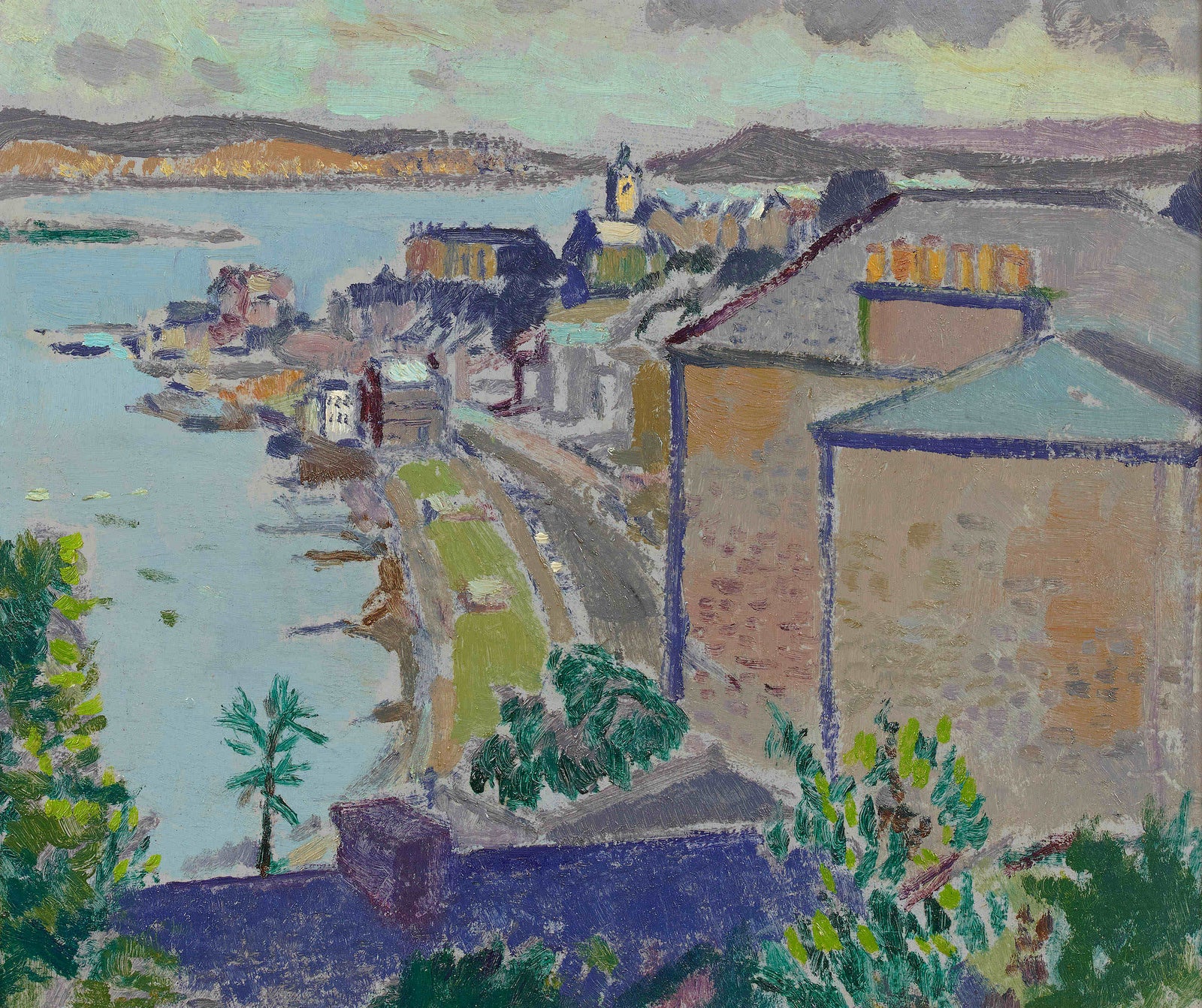 Alexander Galt 20th Century Scottish artist 'Gourock' – Panter and Hall