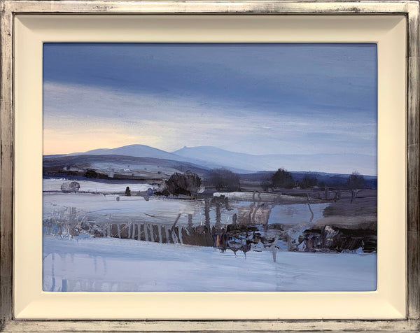 Chris Bushe RSW Scottish Artist 'Winter Twilight, Finzean' – Panter and ...
