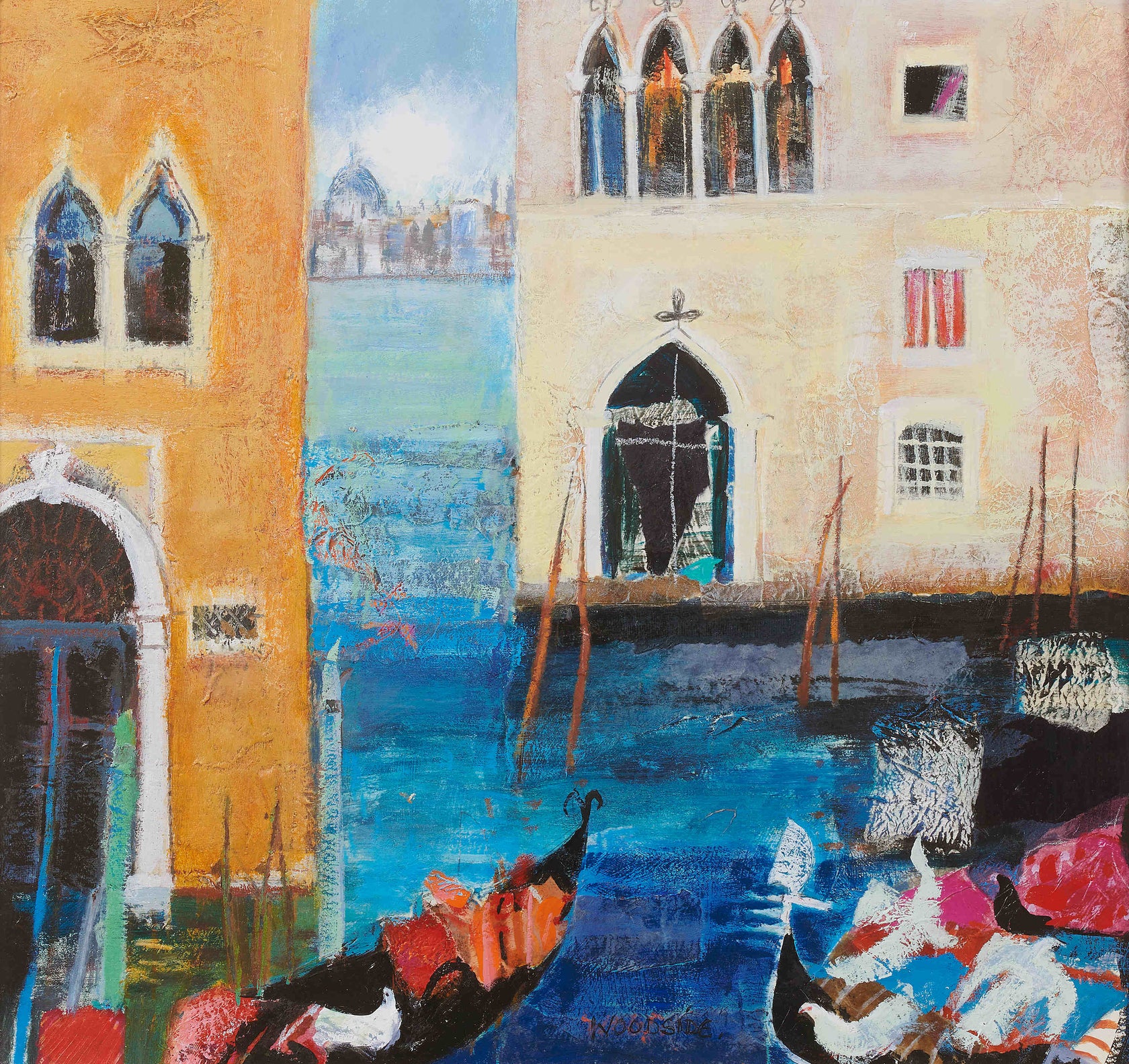 Christine Woodside RSW RGI Contemporary Scottish artist 'Side Canal ...