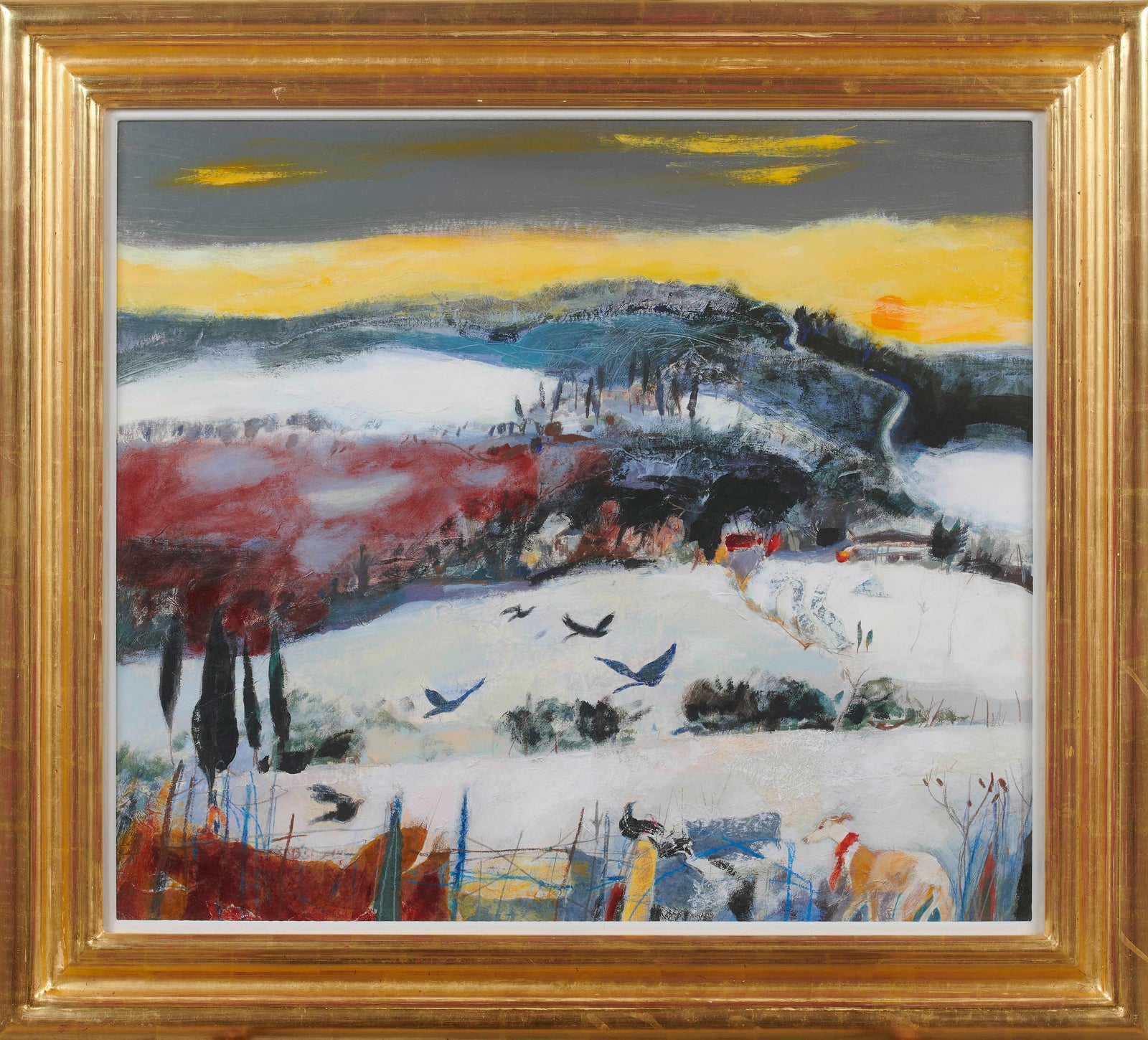 Christine Woodside RSW RGI Contemporary Scottish artist 'Tuscan Chill ...