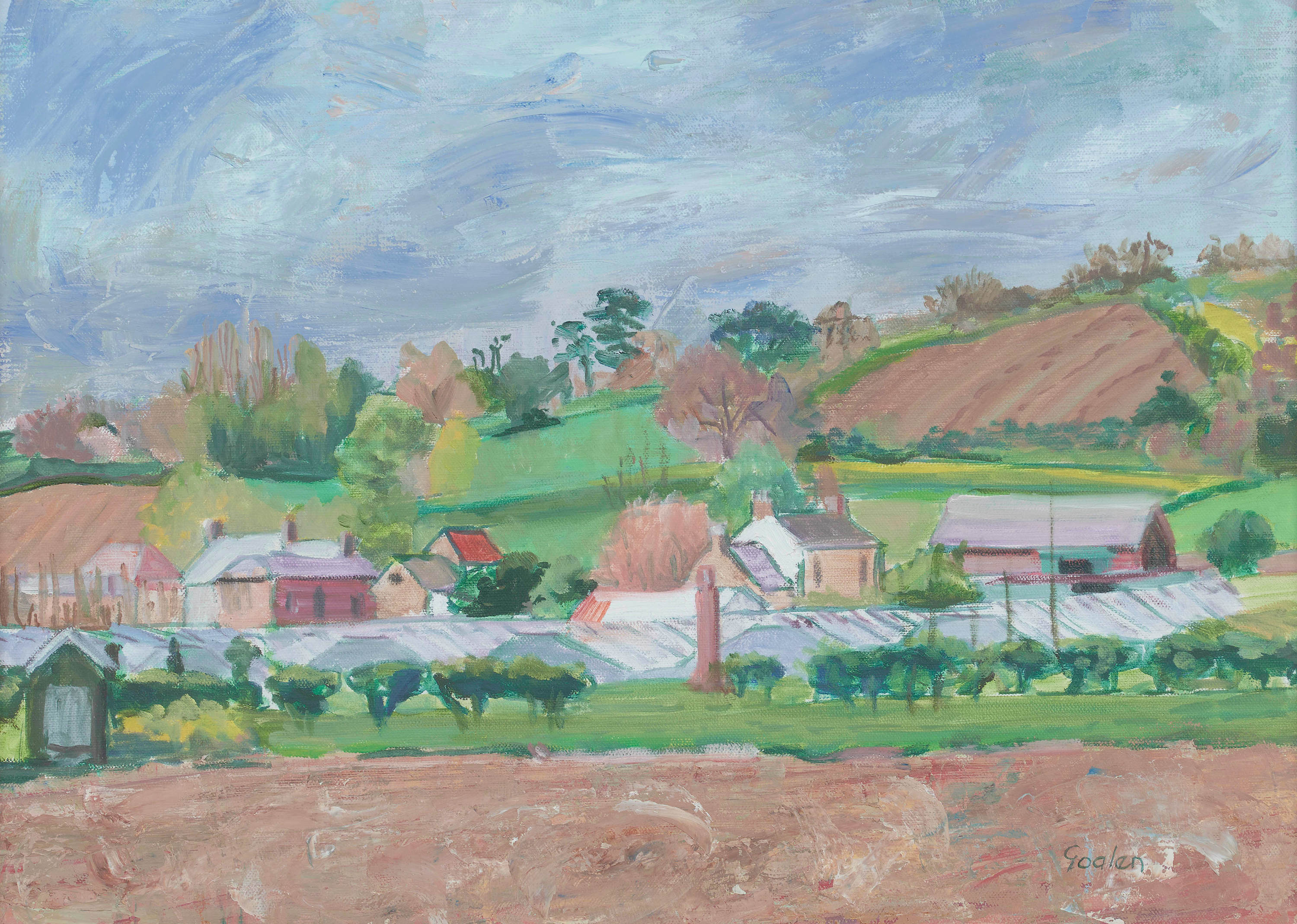 Delny Goalen Scottish 20th Century Artist – Panter and Hall