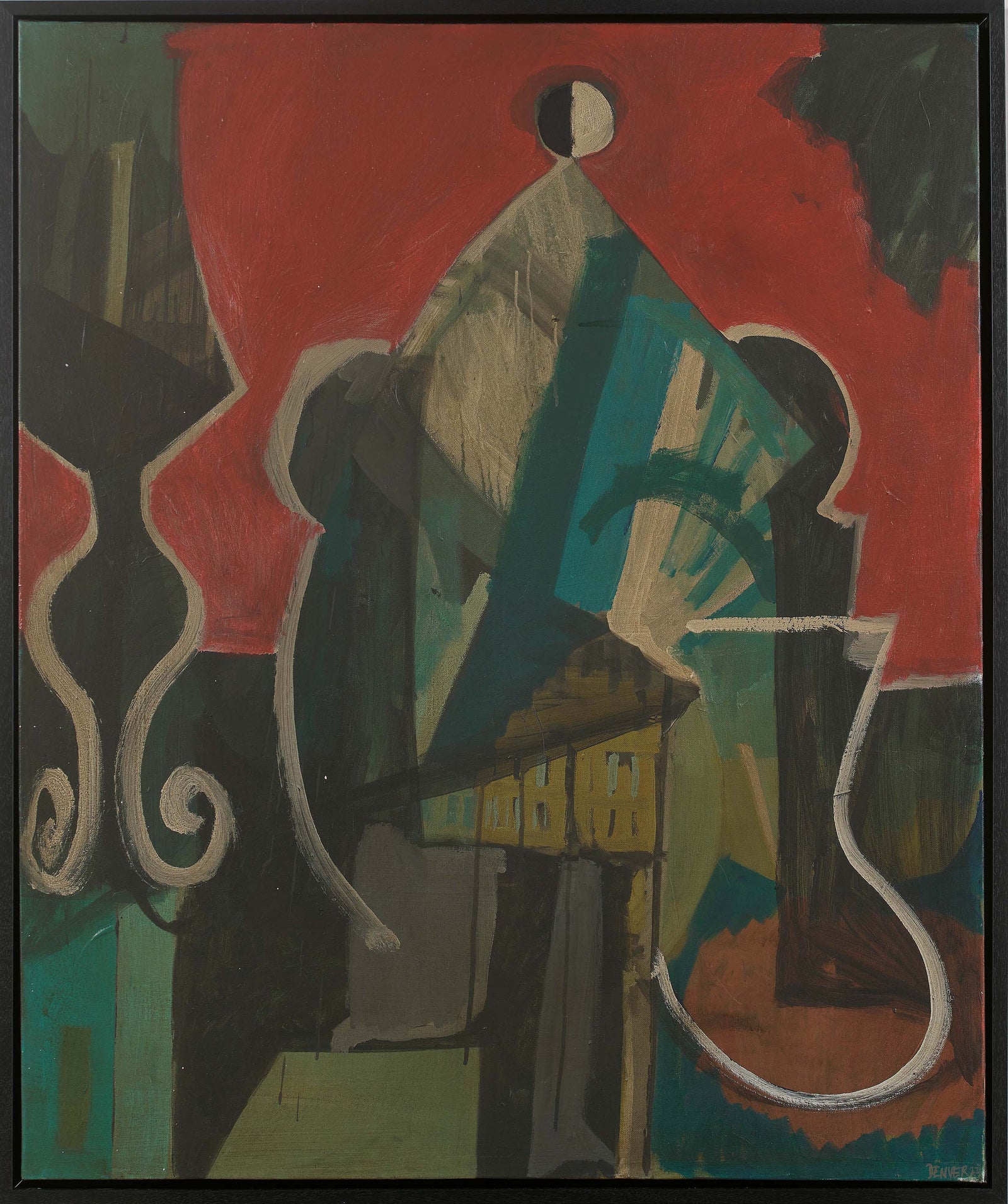 Contemporary British Artist Denver Sorrell 'Figure en Rouge' – Panter ...