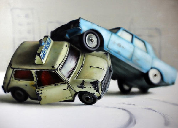 Donald Macdonald Scottish Art photorealist paintings 'Audacity 3 ...