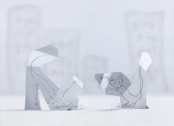 Donald Macdonald Scottish Art photorealist paintings 'Cats' – Panter ...