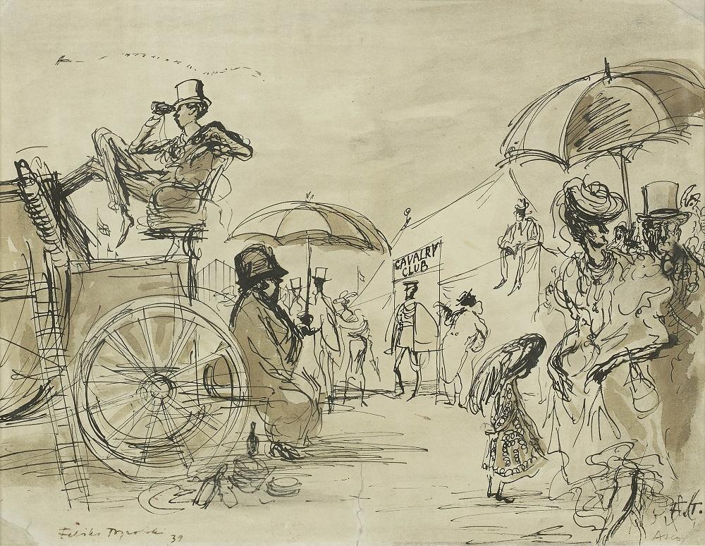 Feliks Topolski RA (1907-1989) Polish Emigre Artist & War Artist ...