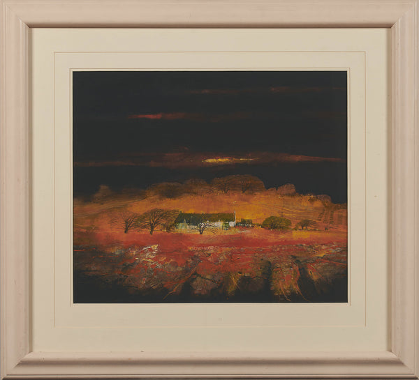 Gordon Wyllie RSW (1930-2005) Modern Scottish artist 'The Hills ...