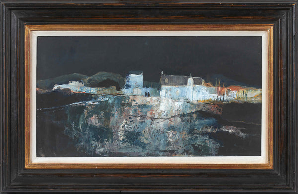Gordon Wyllie RSW Scottish Artist 20th Century Evening, French Village ...
