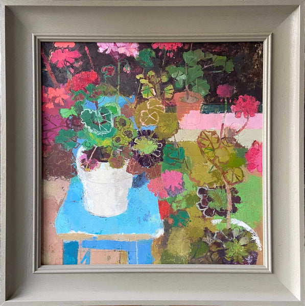 Helen Riches Contemporary British Artist Summerhouse Flowers – Panter ...